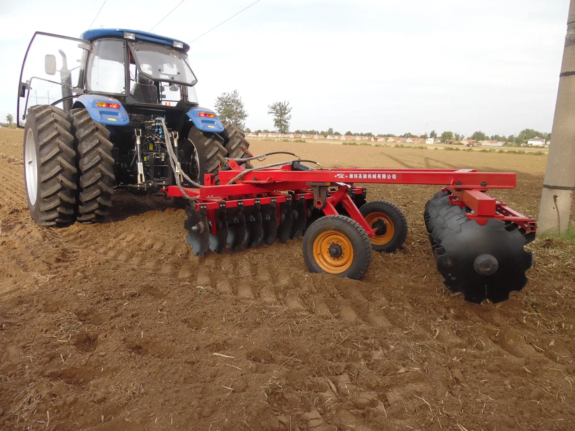 Heavy Duty Trailing Disc Harrow Hydraulic Disk Harrows for Agriculture ...