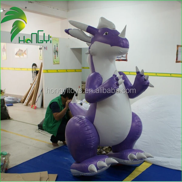 Giant Purple Dragon - Inflatable Fun for Beach and Events