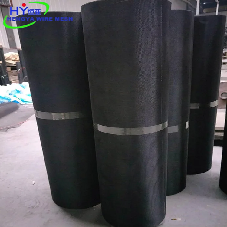 Black Coated Mesh For Filter - Buy 25mm-1250mm Width Black Epoxy Coated ...
