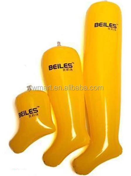 Custom PVC air Inflatable Boot Shoe Tree Support Inflatable Shoes ...