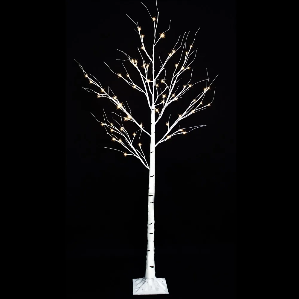 Artificial 5ft Colour Changing White Led Light Twig Tree For Outdoor ...