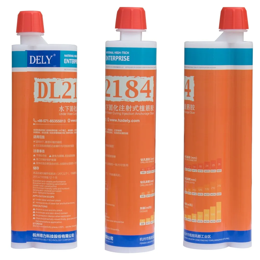 Two Components Epoxy Chemical Anchor Glue Bar Planting Injection Glue ...