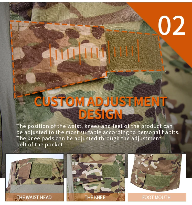 Outdoor Multicam Clothing Tactical Combat Uniform Shirt And Pants ...