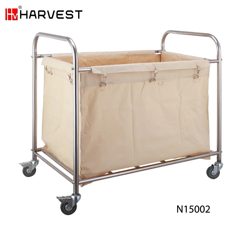 Linen Hotel Housekeeping Cleaning Laundry Storage Trolley