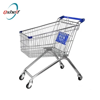 Jumbo Metal European Supermarket Shopping Trolley - Buy Shopping ...