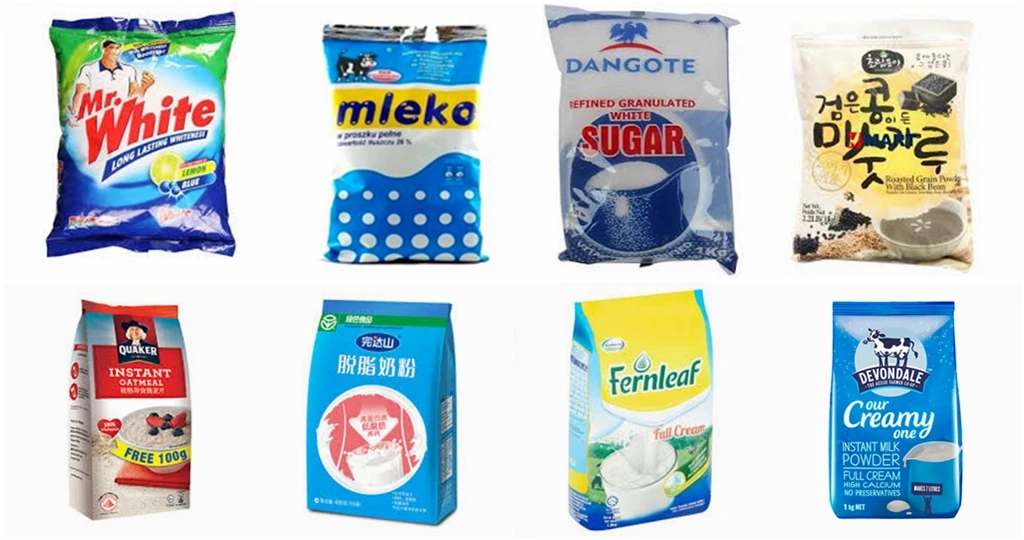 High Speed Pillow Bag Detergent Powder 1kg 5kg Machine