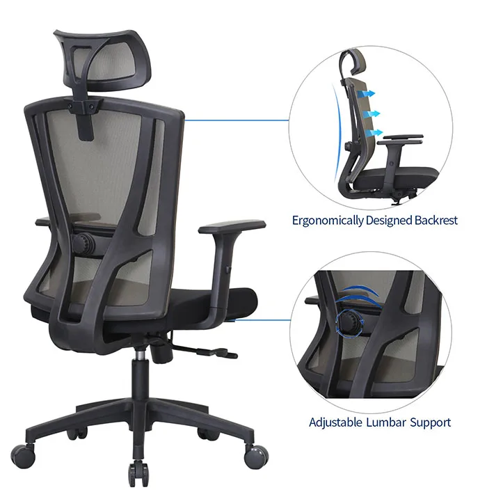 Modern Office Furniture High Back Designer Computer Chair with ...