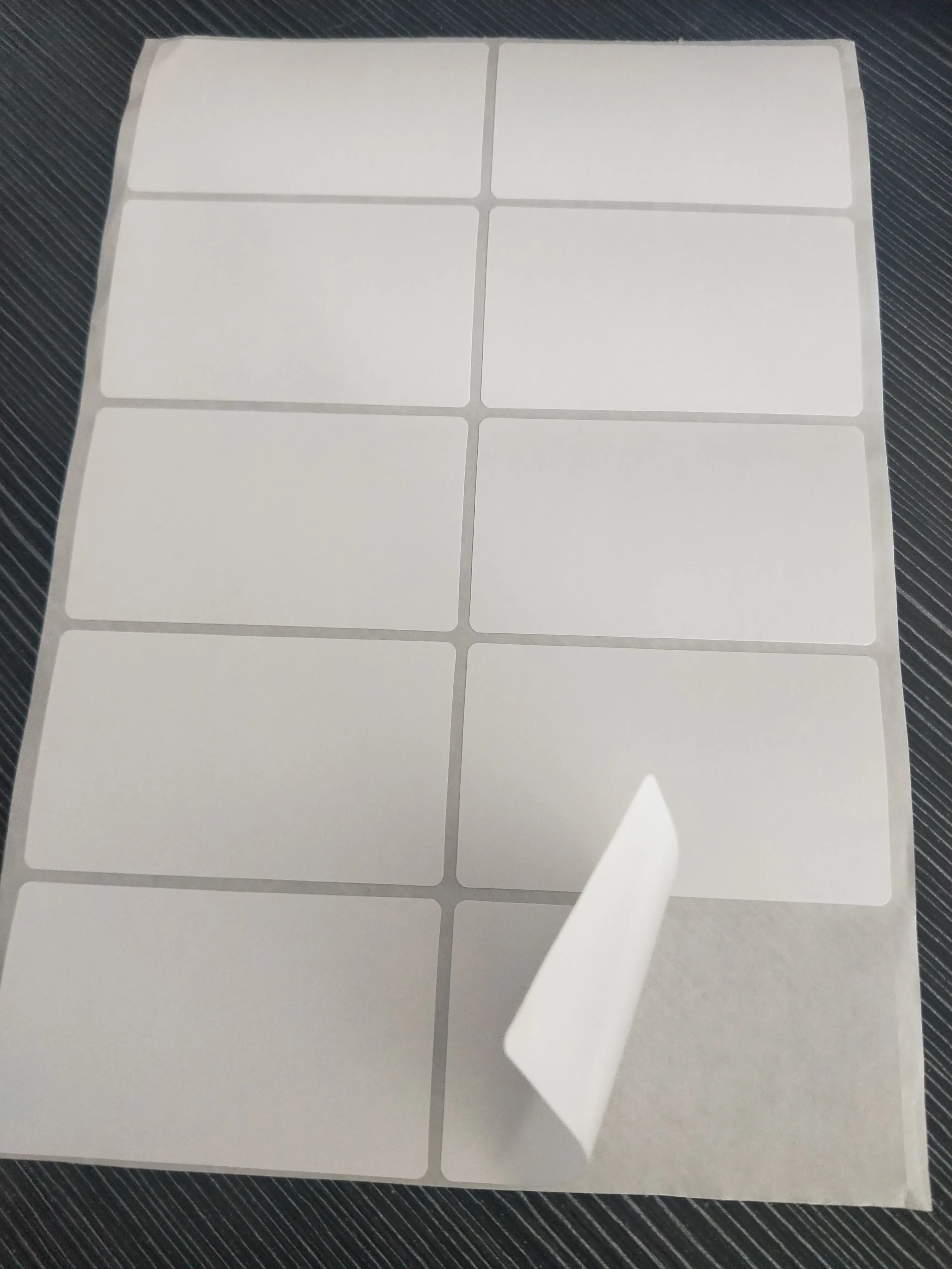 Custom Coated Paper/ Synthetic Paper Vinyl Label Sticker Printing Logo ...