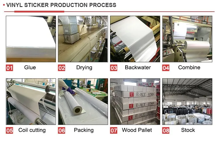 Good Ejet Printable Adhesive Vinyl Sticker Vinyl Roll Adhesive Sticker ...