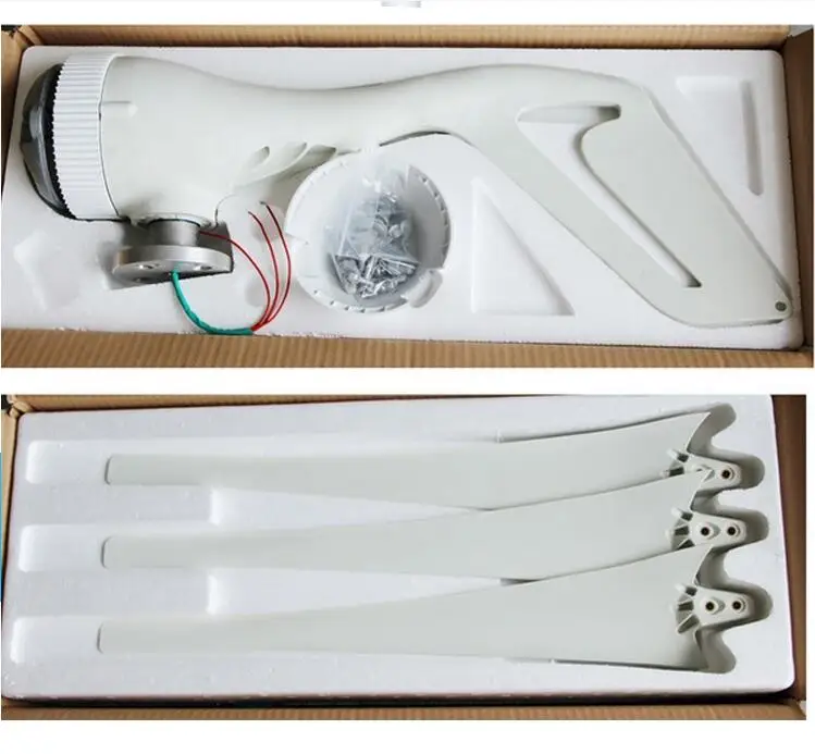 400w Small Wind Turbine Generator 3 Or 5 Blades 12v 24v - Buy Small ...