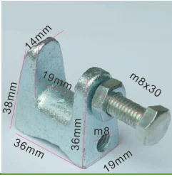 Heavy Duty Cast Iron H Beam Clamp - Quick Locking Pipe Clamp for Secure ...