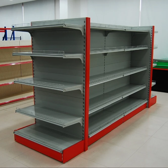 Customized Supermarket Shelf (shanghai Type) Super Market Shelf Display ...