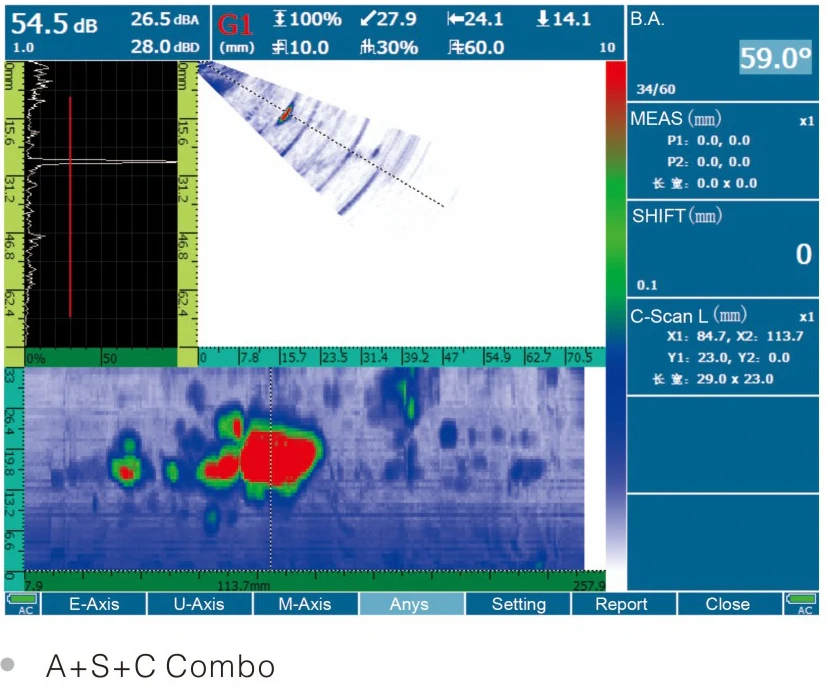 Goworld Portable Phased Array Ultrasonic Flaw Detector Ndt Cts-2108pa ...