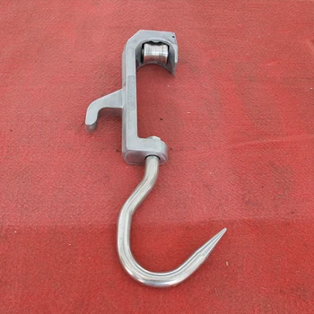 Sliding Wheel Hanging Roller Rolling Meat Hooks For Slaughterhouse ...