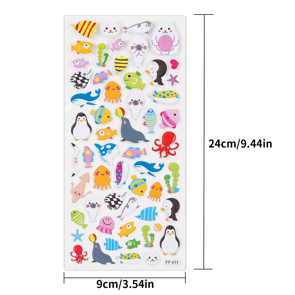 Personal Cartoon Cute 3d Sticker Sheet Kawaii Epoxy Sticker Decor - Buy ...