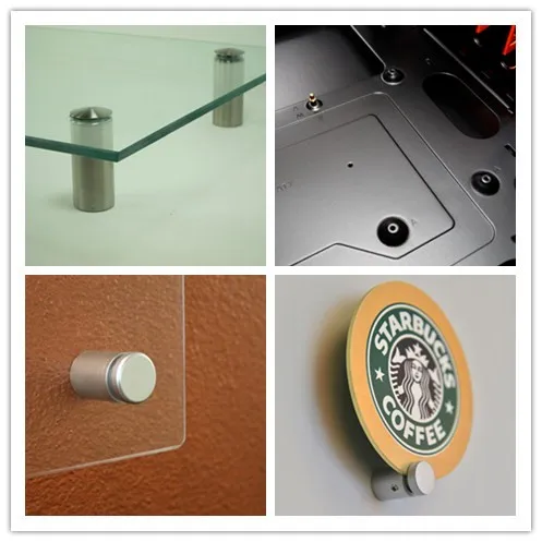 M2 M5 M6 M10 Led Standoff Sign Holder Glass Hardware Standoff Glass ...