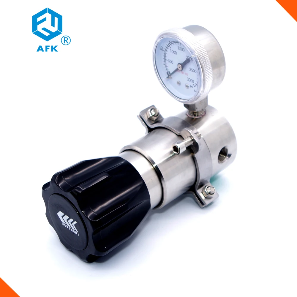 High Pressure Regulator for special gases Stainless Steel Back Pressure ...