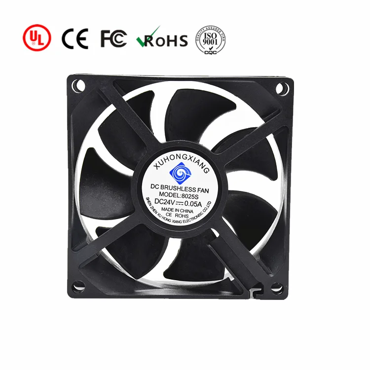 8025 Axial Flow Fan 80mm 12 Volt Dc Cooling Fan 80x80x25mm Dc Brushless ...