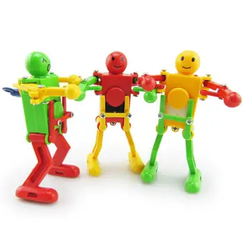 Hot Sale Promotional Wind-up Toys Small Clockwork Robot Dancing Toy For ...