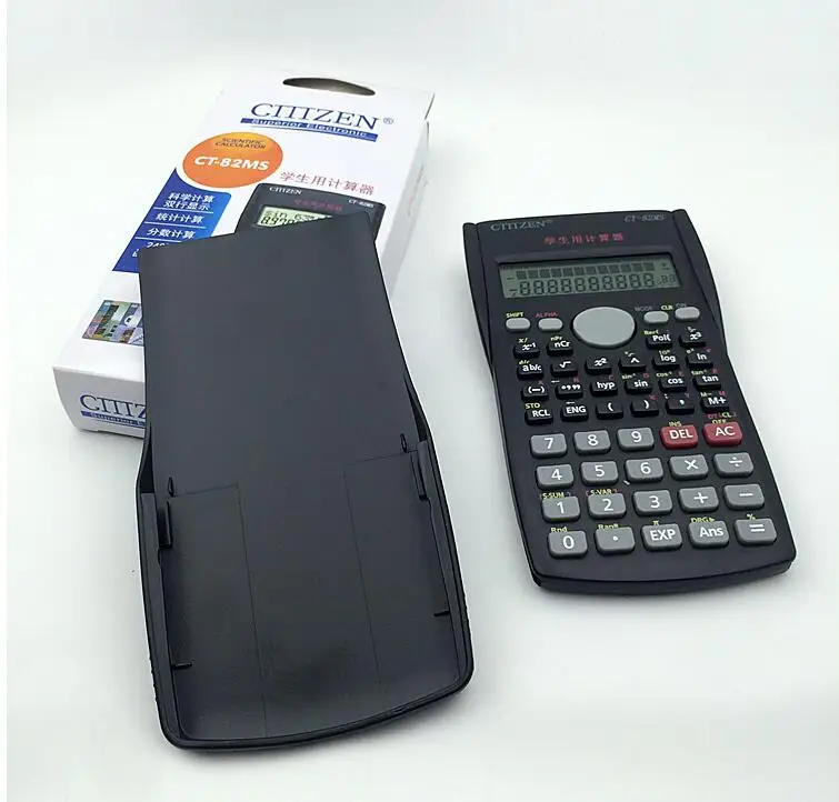 Cheap Scientific Calculator with Cover - 12 Digits Display