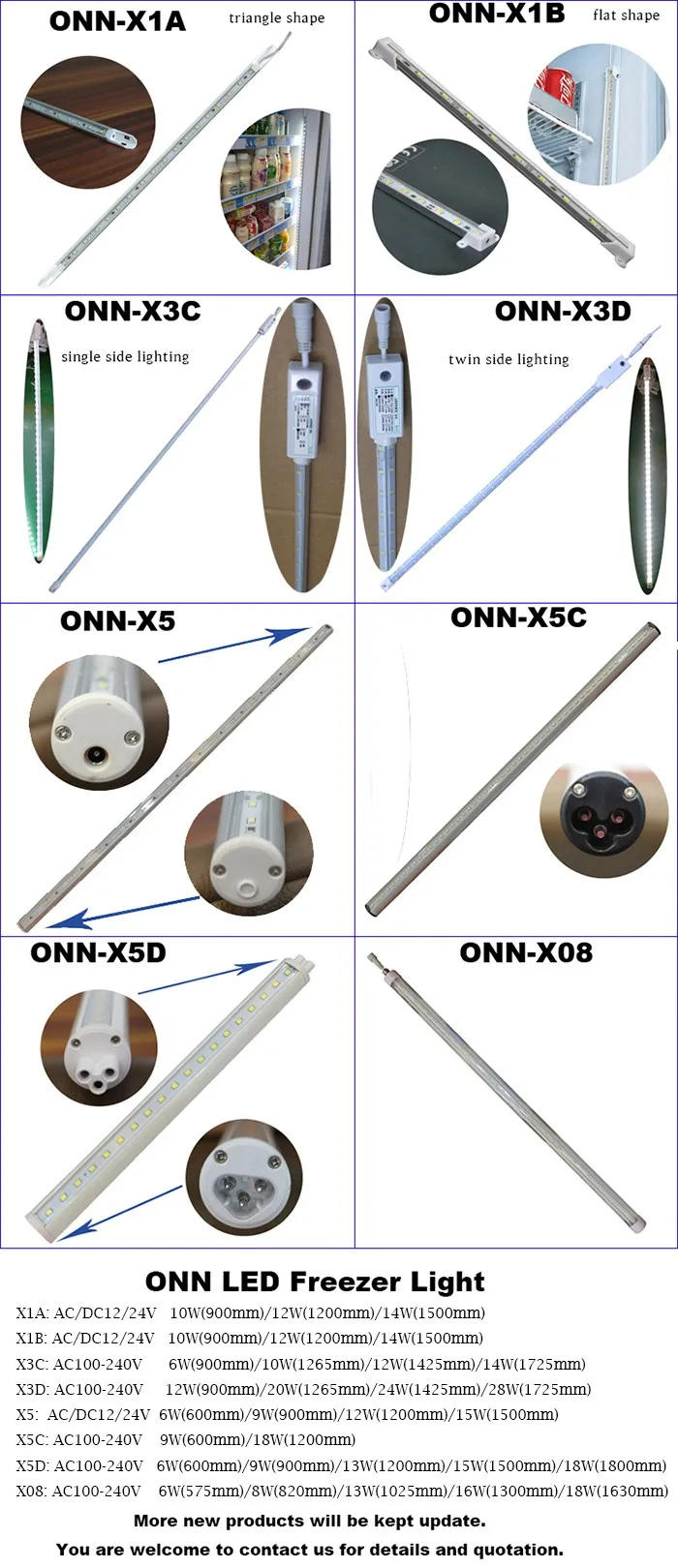 Shone ONN-X1B Waterproof LED Freezer Lamp 24V Cold Light