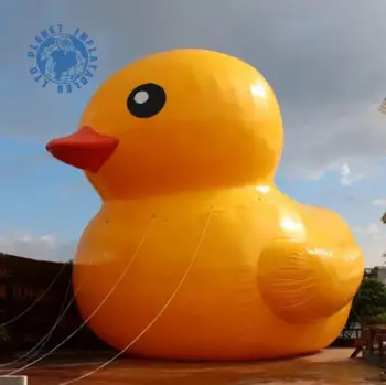 Outdoor Water Advertising Aufblasbare Ente Modell Big Yellow Rubber ...