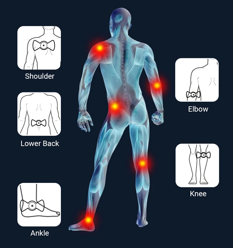 Magic Touch Portable Handheld Wireless Massage Stickers