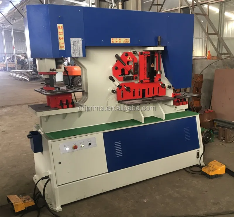 Q35y Series Hydraulic Iron Worker Punching Machine Metal Shear ...