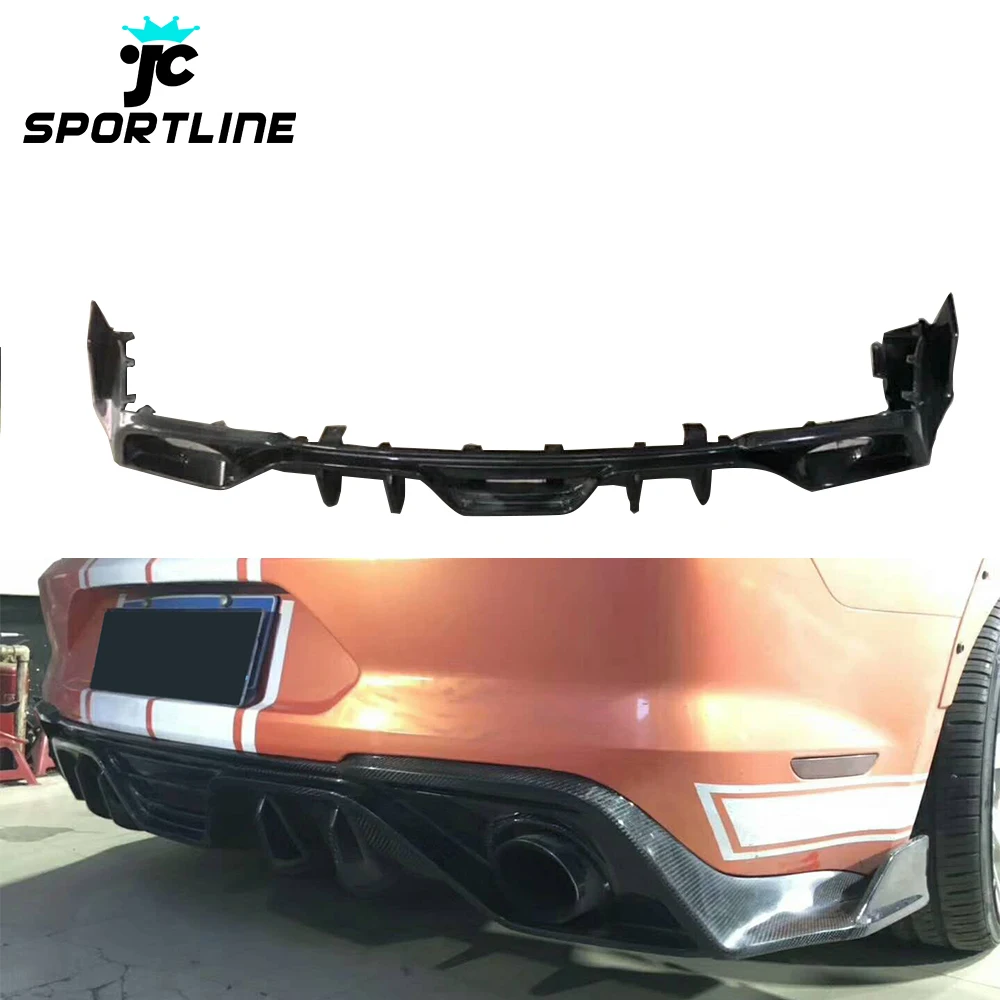 Gt Car Carbon Fiber Rear Diffuser For Ford Mustang Gt V8 2018 2019 ...