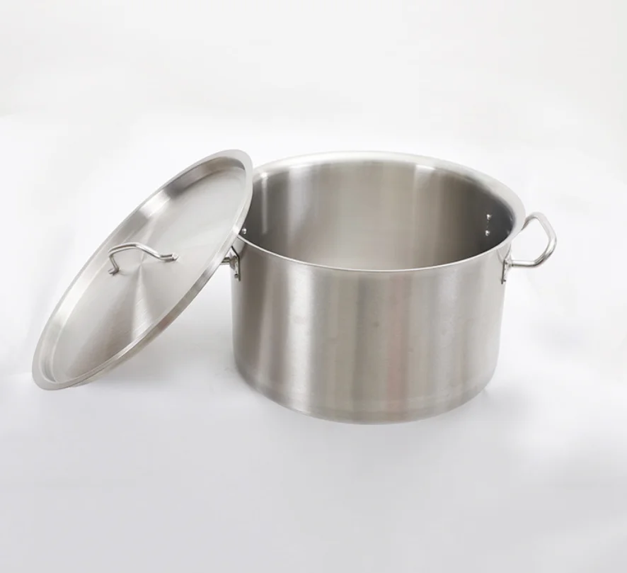 2.5mm 5 Gallon Stainless Steel Stock Pot With Lid - Buy Hotel Kitchen ...