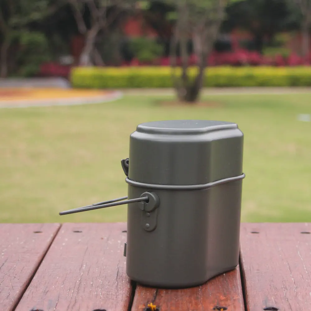 Folding Aluminum German Style Mess Tins Perfect For Camping And Hiking ...