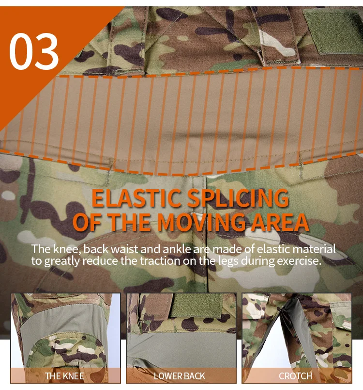 Outdoor Multicam Clothing Tactical Combat Uniform Shirt And Pants ...