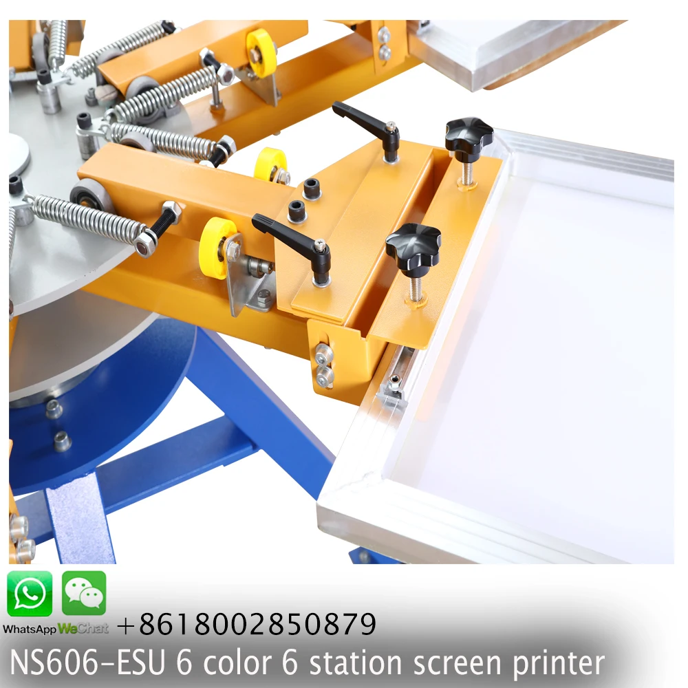 Serigrafia Printing Machine 4 Color 4 Station T-shirts