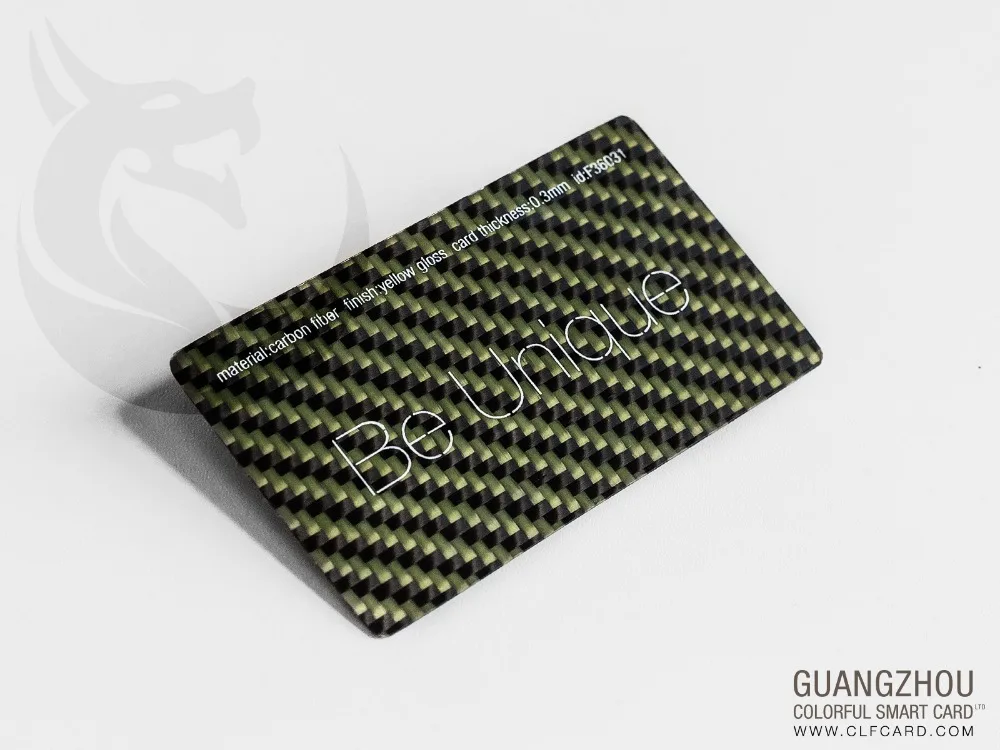 High Quality Real Carbon Fiber Business Cards - Durable & Stylish