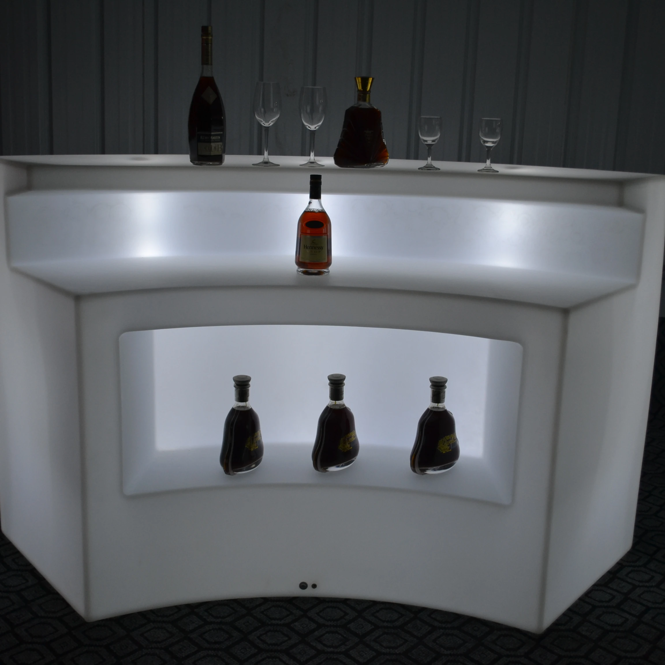 Cheap Price Glowing Bar Furniture Led Portable Bar/led Counter Top Bar ...
