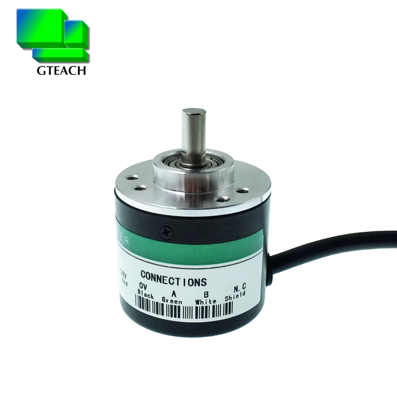Npn Open Collector Encoder Diameter 38mm Shaft 6mm Type Incremental ...
