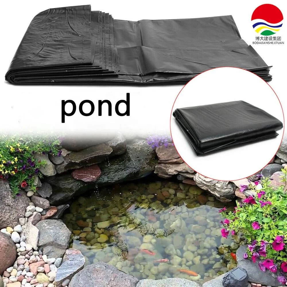 Geomembrane Factory Waterproof Pond Liner 0.5-3mm Hdpe Geomembrane Fish Pond Liner - Buy Prefab ...