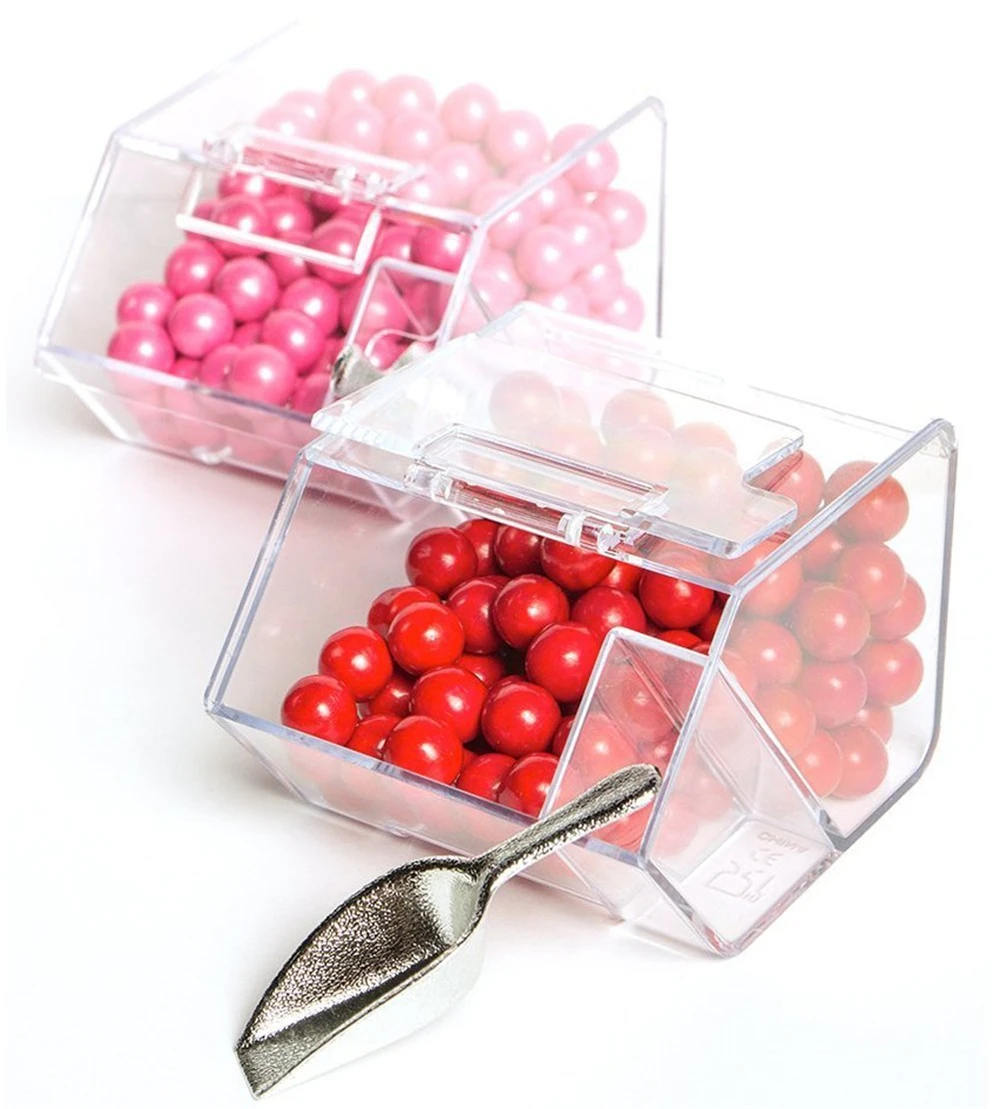 4x4x4 Mini Acrylic Box with Flip Lid - Eco-Friendly & Durable
