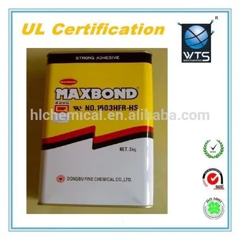 Maxbond Ul 1603hfr-hs Yellow Glue Adhesives Fire Resistance Glue - Buy ...