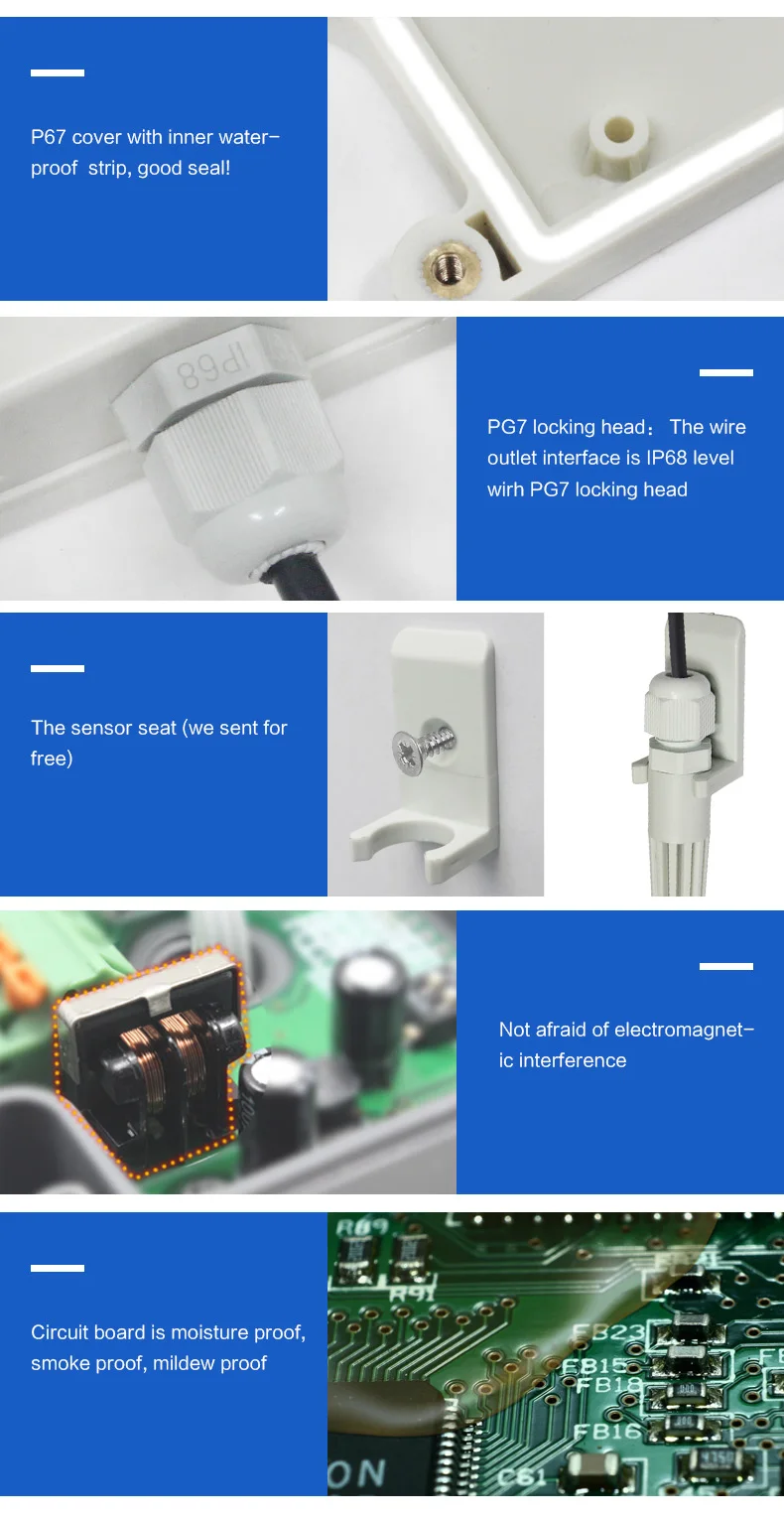 RS-WS-NO1-SMG-7-EX Modbus Rs485 Digital Temperature & Humidity Sensor