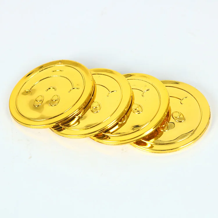 Custom Blank Plastic Round Tokens - Perfect for Souvenirs