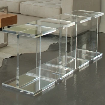 Custom Clear Acrylic Pedestal Perspex Square Table Display Risers - Buy ...