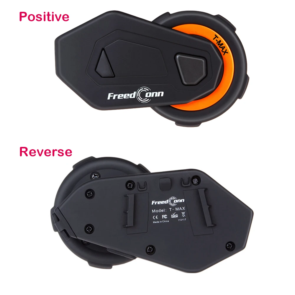 Freedconn T-max Motorcycle Helmet Intercom 6 Riders Bluetooth Headset ...
