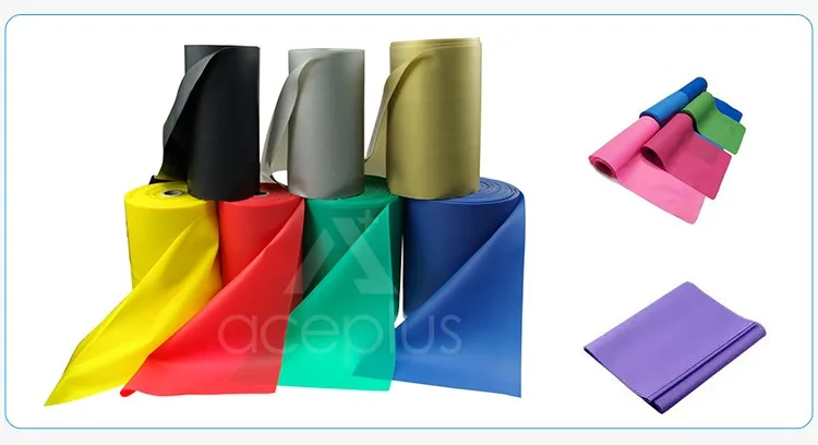 Natural Fit Latex Stretch Exercise Roll Band High Elasticity Type Latex ...