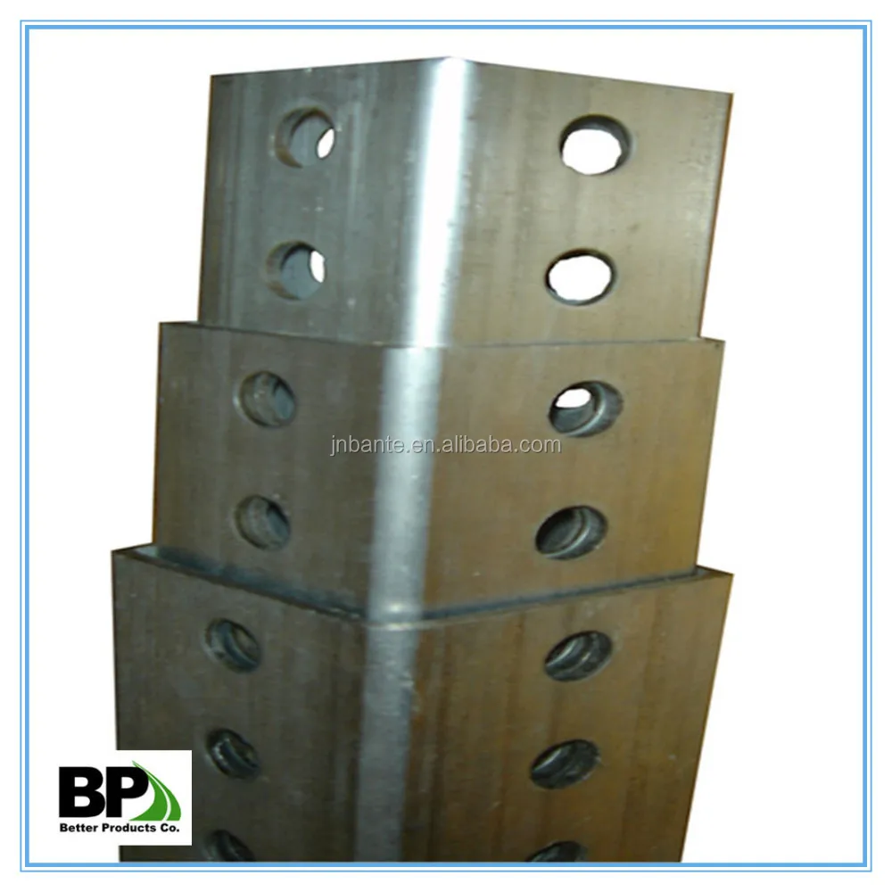 Outdoor Road Telespar Traffic Safety Sign Post Galvanized Steel Square ...