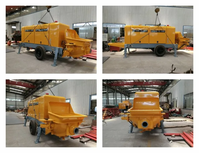 Minle Different Capacity Portable Pumpcrete Mobile Concrete Pump Price ...