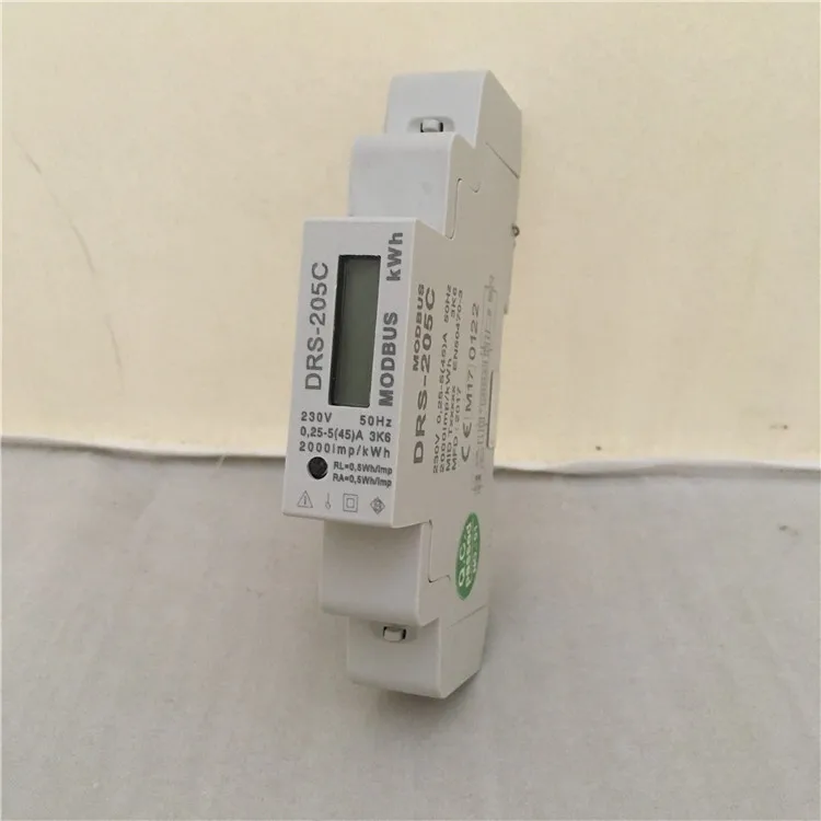 Forlong Smart Energy Meter Single Phase Drs-205c Modbus/m-mus Lcd ...