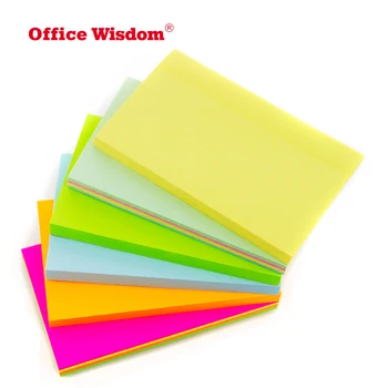 3x5 Inch 76x127mm Colored Stick Notes Colorful Sticky Note For Office ...