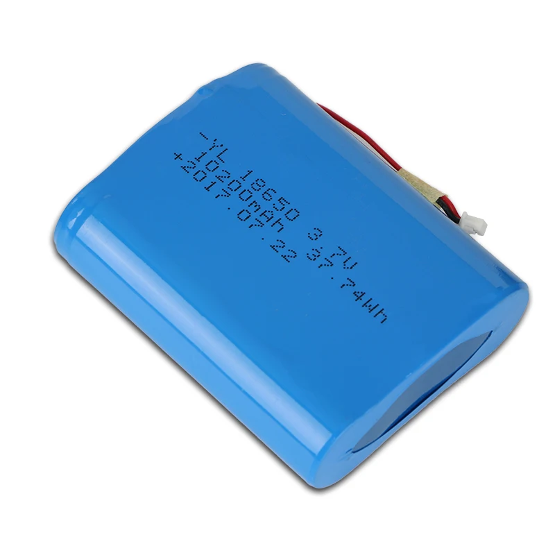 18650 3P Li-ion rechargeable battery pack 10200mah 3.7v lithium ion ...