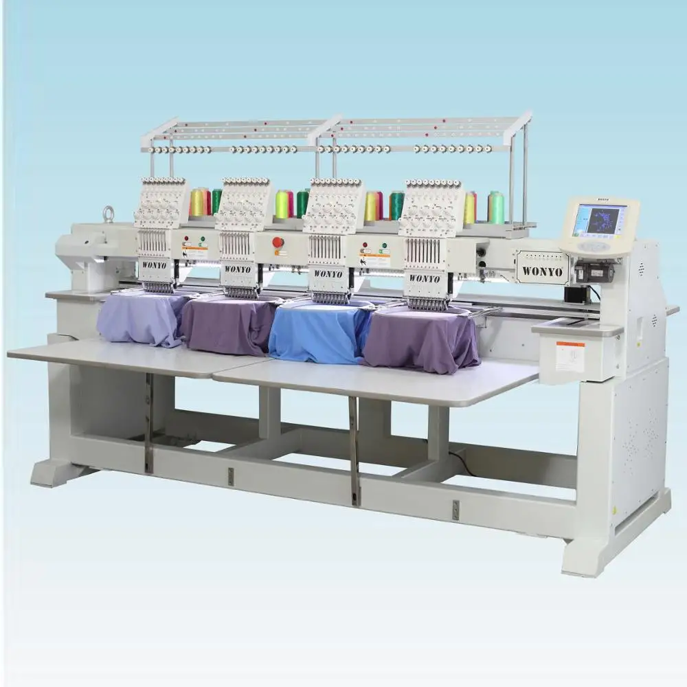 4 Head Embroidery Machine Price WONYO 4 Heads 12 Needle Embroidery ...